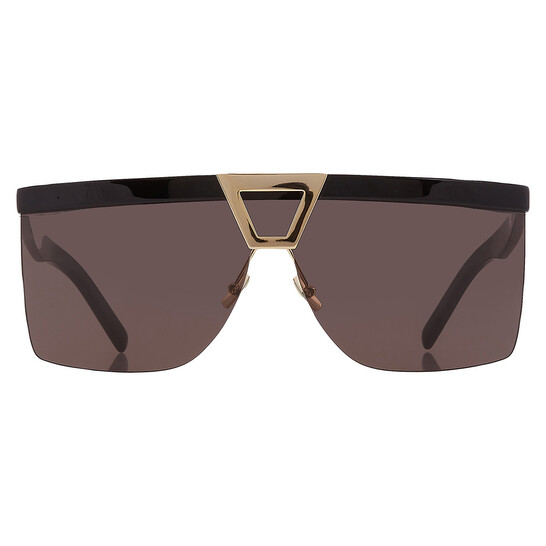 Saint Laurent Grey Shield Ladies Sunglasses SL 537 PALACE 001 99 ...