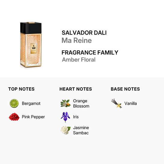 Salvador Dali Unisex Ma Reine EDP Spray 3.38 oz Fragrances ...