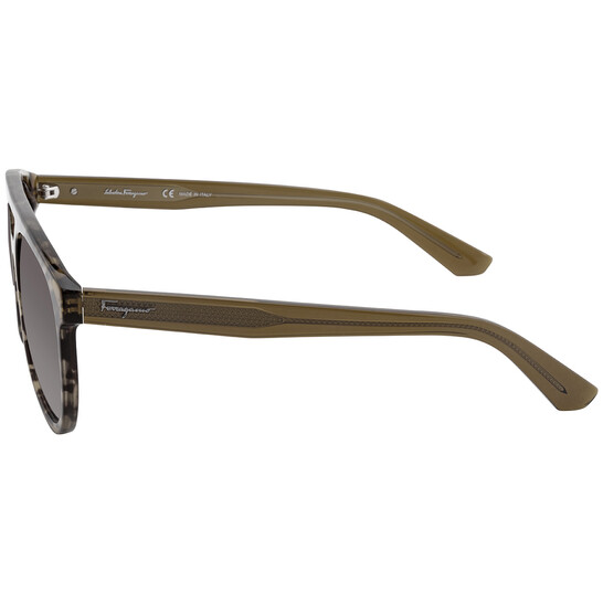 Ferragamo Salvatore Ferragamo Grey Rectangular Men's Sunglasses SF945S 055 57 886895417259 ...