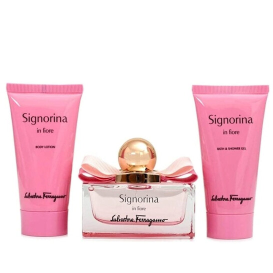 Salvatore Ferragamo Ladies Signorina In Fiore 3pcs EDT Gift Set ...