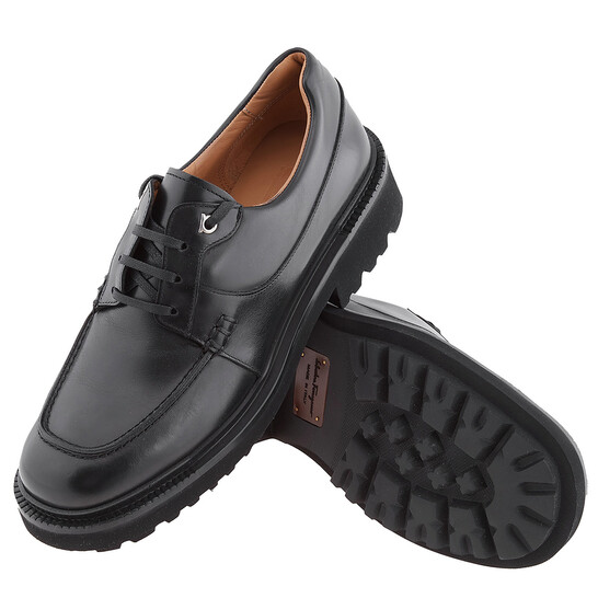 Ferragamo Gorin Lace-Up Gancini Derby Shoes, Size 7 020988 757637 ...