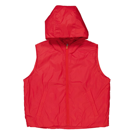 Save The Duck Jack Red Tais Hooded Vest, Brand Size 2 (Medium) D81086W ...
