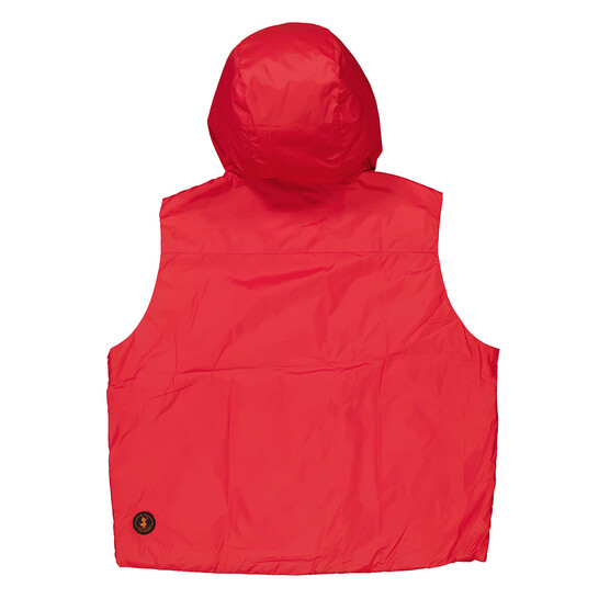 Save The Duck Jack Red Tais Hooded Vest, Brand Size 2 (Medium) D81086W ...