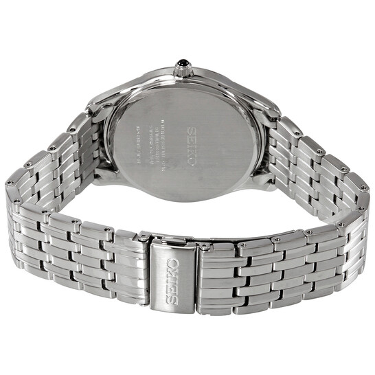Seiko Clasic Quartz Blue Dial Stainless Steel Men's Watch SUR301 ...
