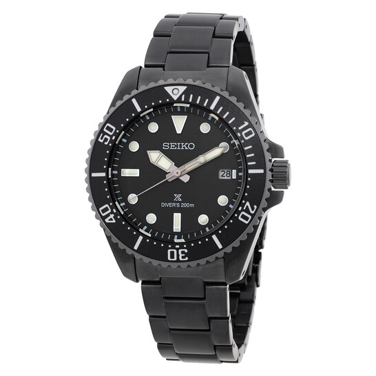 Seiko Prospex Solar Black Dial Men's Watch SNE599 029665229946 ...