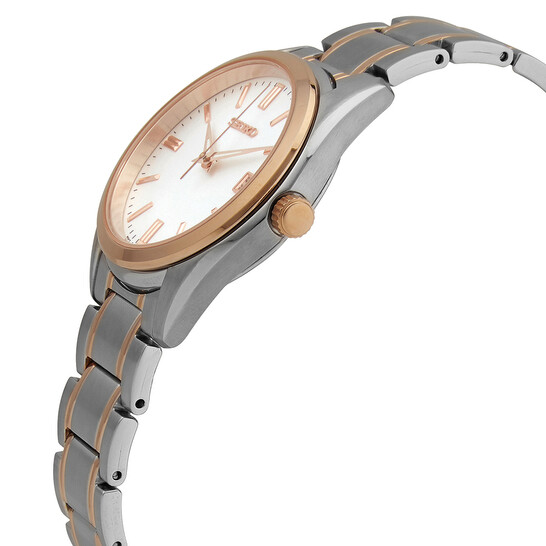Seiko Quartz White Dial Men's Watch SUR322P1 029665201188 - Watches ...
