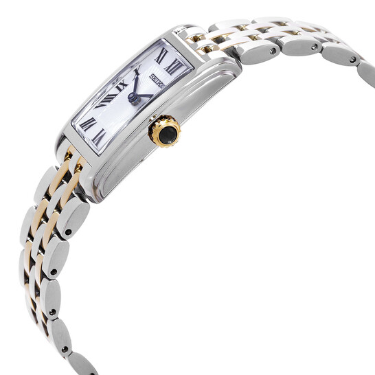 Seiko Quartz White Dial Two-Tone Ladies Watch SWR087P1 4954628250544 ...