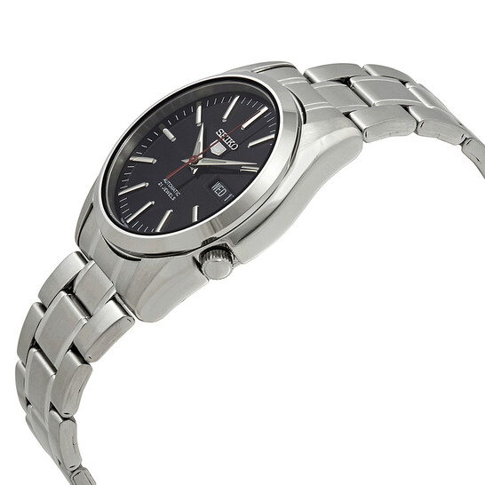 Seiko Series 5 Automatic Black Dial Men's Watch SNKL45 029665172594 ...