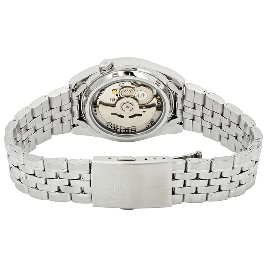Seiko Series 5 Automatic White Dial Men's Watch SNK385 4900969894152 ...