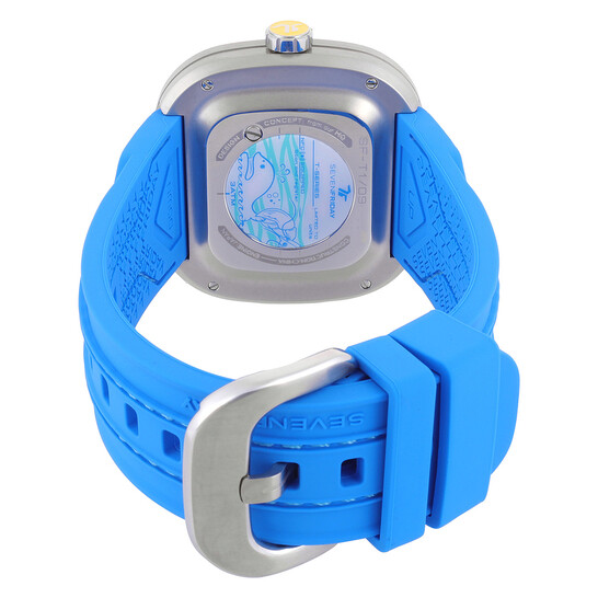 Sevenfriday Seven Friday "Beach Club" Automatic Blue Dial Men's Watch ...