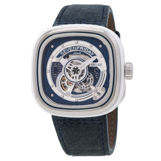 Sevenfriday Seven Friday PS Series Automatic Blue Dial Men's Watch PS1 ...