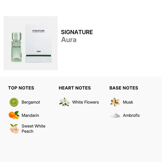 Signature Unisex Aura Gift Set Fragrances 3760415040158 - Fragrances ...
