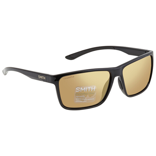 Smith Riptide Chromapop Glass Polarized Bronze Mirror Square Men's ...