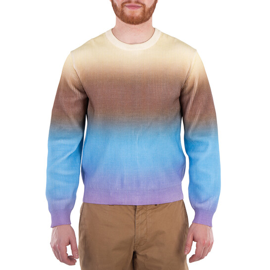 Solid Homme Men's Multicolor Gradient Sweater , Brand Size 44 (US Size 34) S231KN14-516T ...