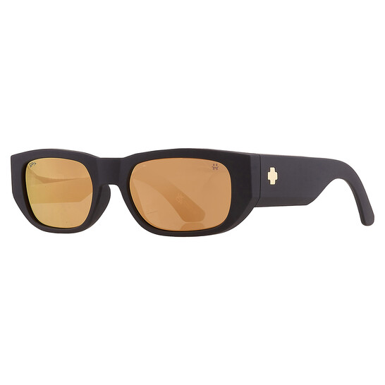Spy GENRE CLUB MIDNIGHT Happy Bronze Gold Spectra Mirror Rectangular ...