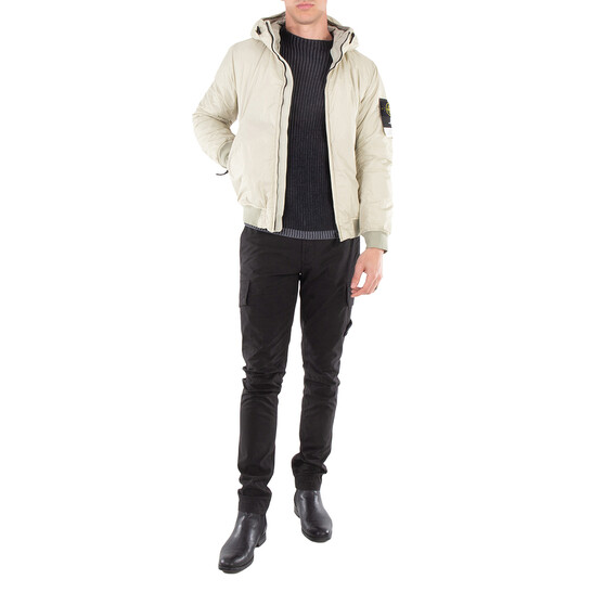 Stone Island Men's Plaster Crinkle Wind-Resistant Reps R-NY Jacket ...