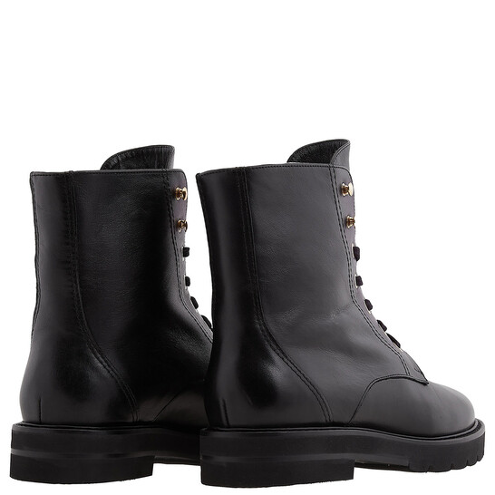 Stuart Weitzman Mila Lift Leather Boots, Brand Size 37.5 ( US Size 7 ...