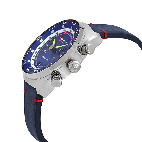 Stuhrling Original Monaco Quartz Blue Dial Men's Watch M13563 ...