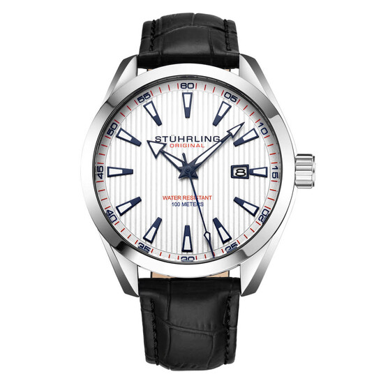 Stuhrling Original Symphony Quartz White Dial Men's Watch M16764 ...