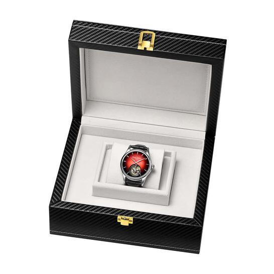 Swan & Edgar Tourbillon Red Dial Men's Watch SE0069T 795853249613 ...