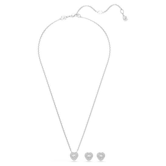 Swarovski Ariana Grande x Swarovski Heart Necklace and Earring Set ...