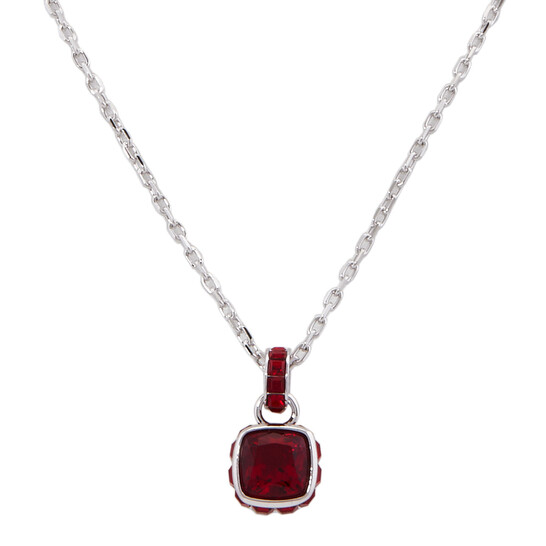 Swarovski Birthstone Pendant Jan Pendant Rhodium Shiny Red 5651709 ...
