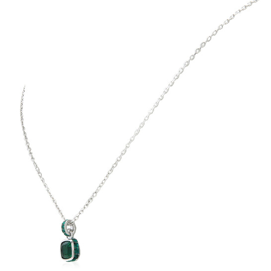 Swarovski Birthstone Pendant May Pendant Rhodium Shiny Green 5651793 ...