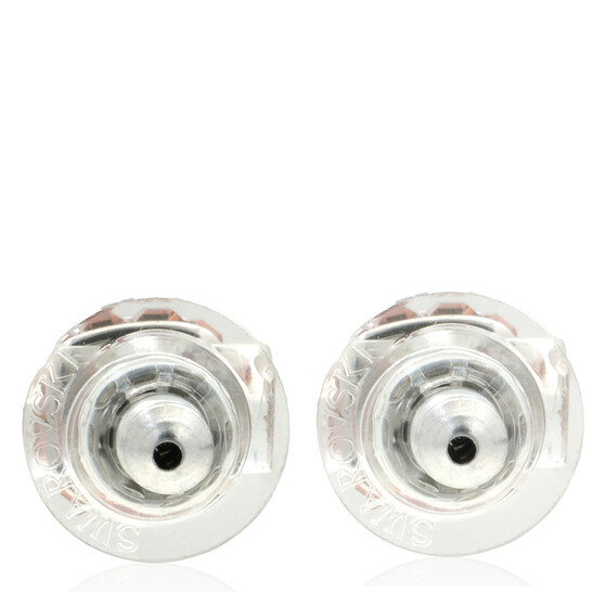 Swarovski Birthstone Pierced Earrings Studs Jun Rhodium Shiny Pink ...