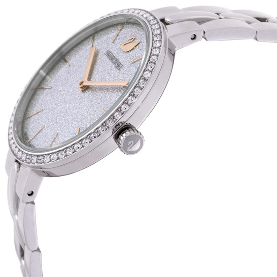 Swarovski Cosmopolitan Quartz Crystal Silver Dial Ladies Watch 5517807 ...