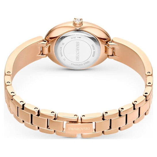 Swarovski Crystal Rock Oval Quartz Grey Dial Ladies Watch 5711695 ...