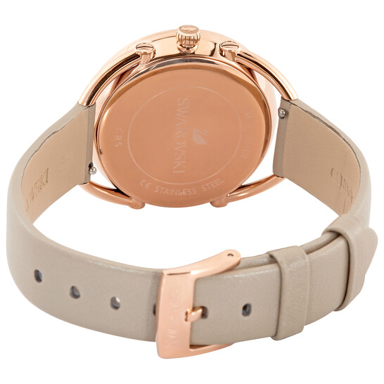 Swarovski Crystalline Glam Quartz Grey Dial Ladies Watch 5452455 ...