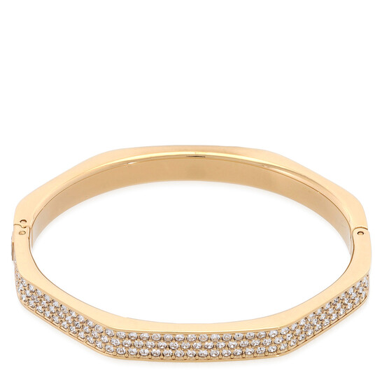 Swarovski Dextera Gold-Tone Plated Octagon Bracelet, Size M 5656844 ...