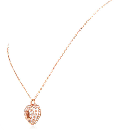Swarovski Hyperbola Pendant Heart Wh Rose Gold Shiny White 5680402 ...