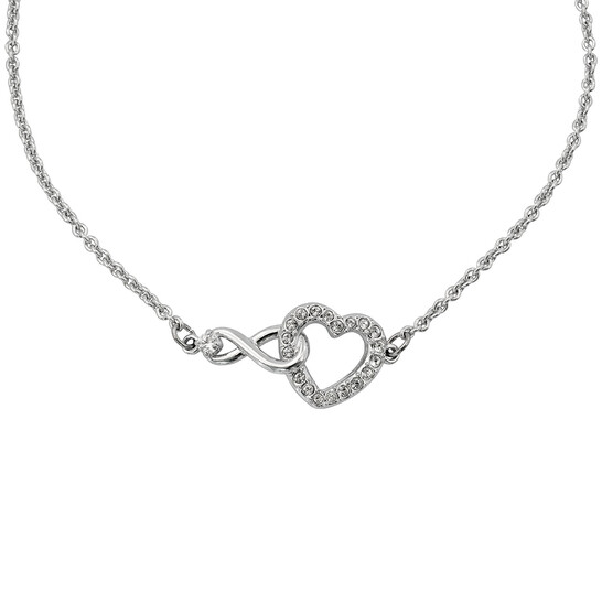 Swarovski Ladies Infinity Heart Bracelet 5524421 191453004506 - Jewelry ...