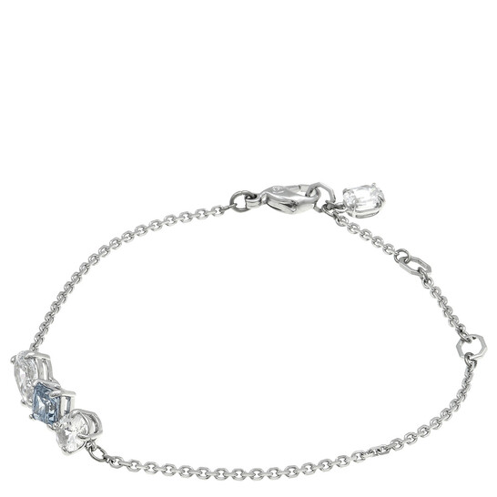 Swarovski Ladies Mesmera Mixed Cuts Blue Bracelet, Size Medium 5668359 ...