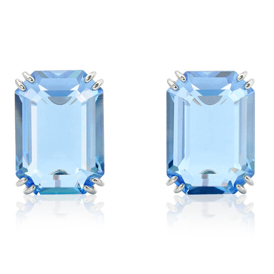 Swarovski Ladies Millenia Octagon Cut Stud Earrings 5614935 ...