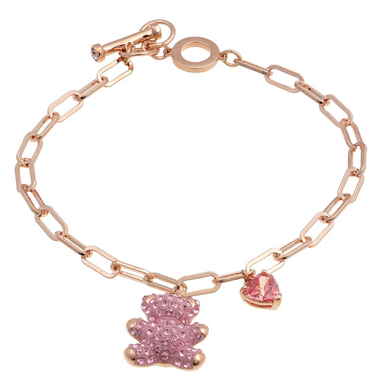 Swarovski Ladies Pink Teddy Bracelet 5642978 191453191398 - Jewelry ...