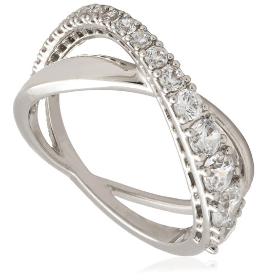 Swarovski Ladies Twist Ring, Size 52 (US 5.75) 5572724 - Jewelry ...