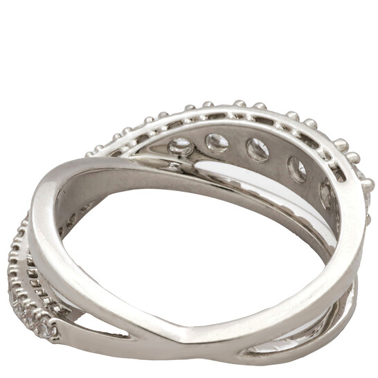 Swarovski Ladies Twist Ring, Size 52 (US 5.75) 5572724 - Jewelry ...
