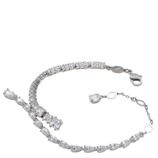 Swarovski Matrix Soft Bracelet Rhodium Shiny White 5693154 ...