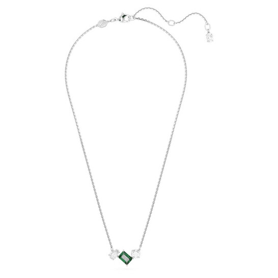 Swarovski Mesmera Rhodium Plated Mixed Cuts Necklace 5668278 ...