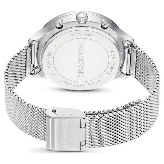 Swarovski Nova Chrono Chronograph Quartz Silver Dial Watch 5677503 ...