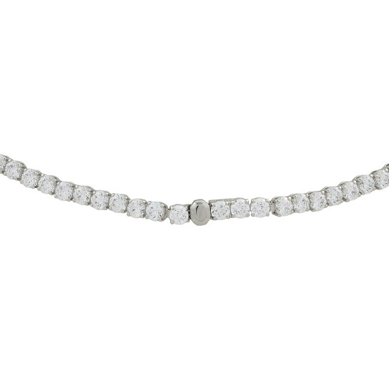 Swarovski Rhodium Plated Matrix Tennis Set 5647730 191453210891 ...