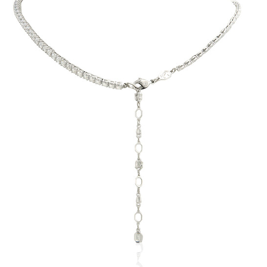 Swarovski Rhodium Plated Mixed Cuts Matrix Y Necklace 5692533 ...