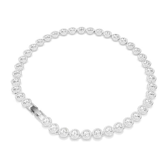 Swarovski Una Angelic Round Crystal Tennis Necklace 5727095 ...