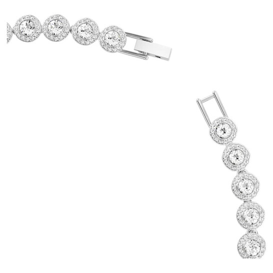 Swarovski Una Angelic Round Crystal Tennis Necklace 5727095 ...