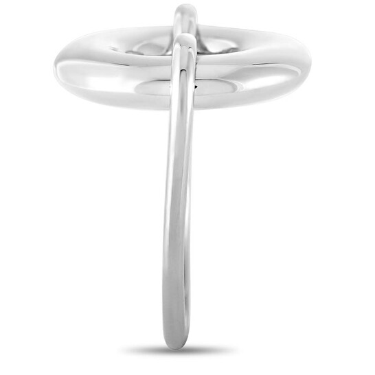 Swatch Adorius Stainless Steel and White Crystal Ring JRM070-yec85cJ9qo ...