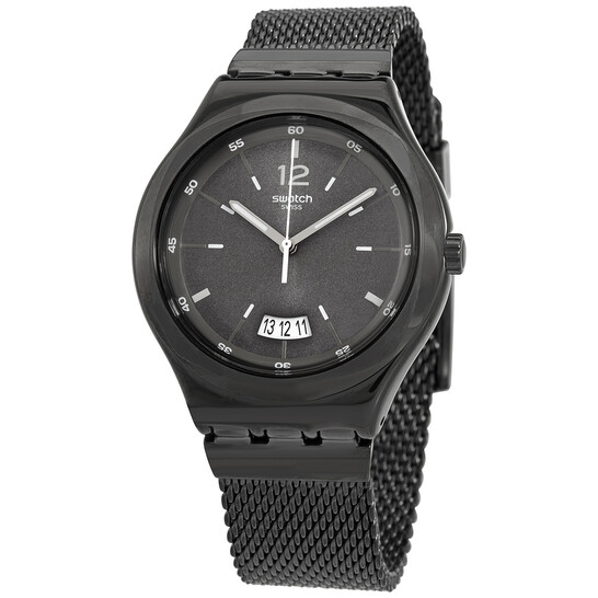 Swatch Automatic Grey Dial Watch SR626SW - Watches - Jomashop