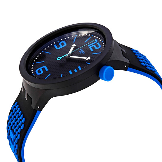 Swatch BBBlue Quartz Black Dial Men's Watch SO27B101 7610522812925 ...