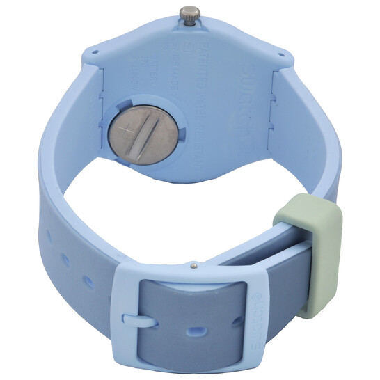 Swatch Frozen Waterfall Quartz Blue Dial Ladies Watch SO31L100 ...